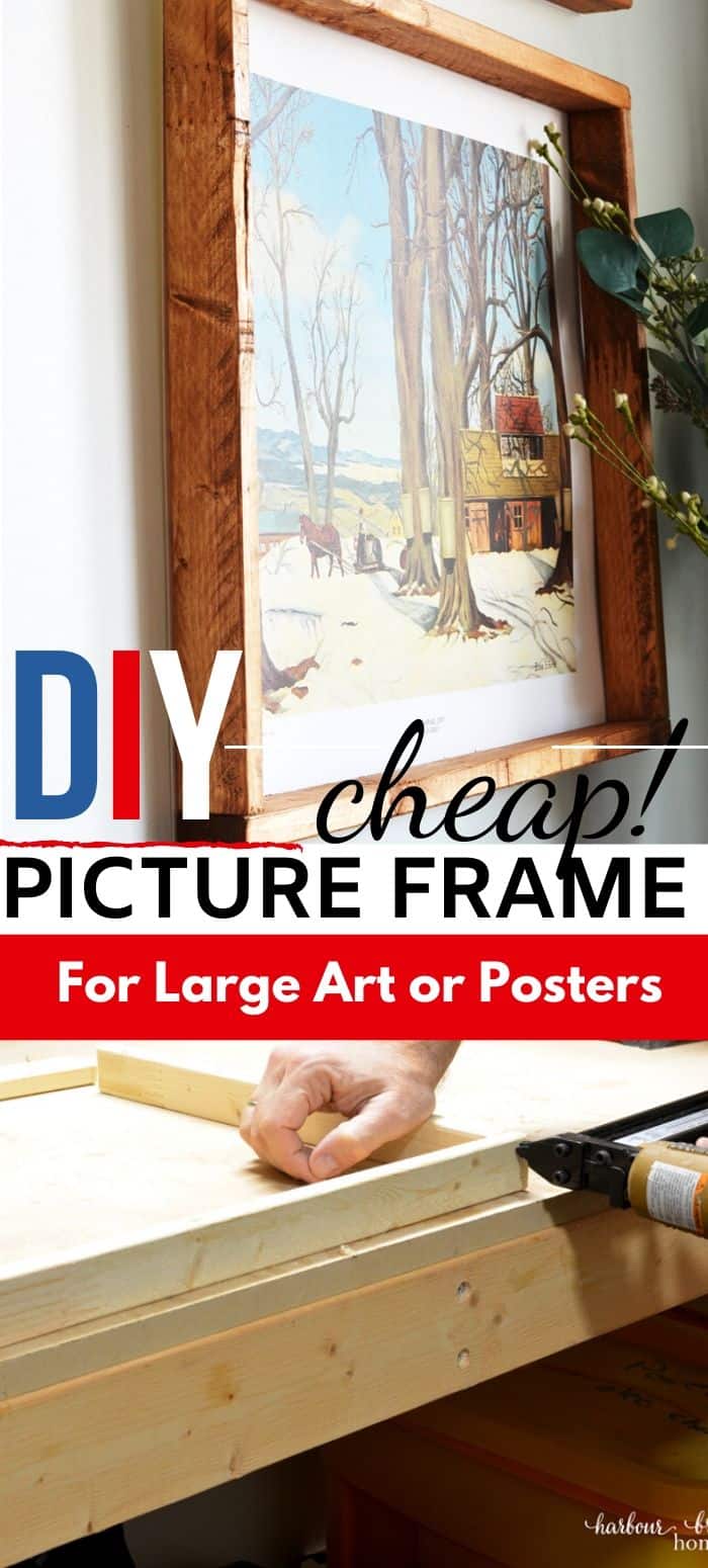 Easy DIY Picture Frame for Art or Posters