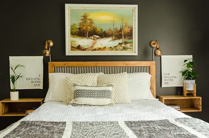 Quick & Easy DIY Floating Bedside Tables - Harbour Breeze Home