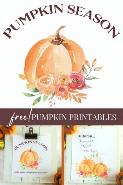 Decorate for Fall with Free Pumpkin Printable Wall Art| Harbour Breeze