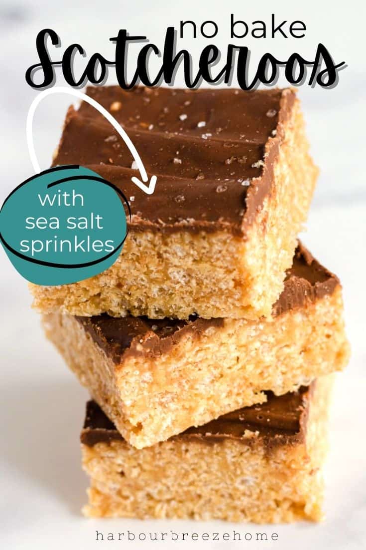 Original Scotcheroos - A Delightful No Bake Dessert Bar - Harbour Breeze Home