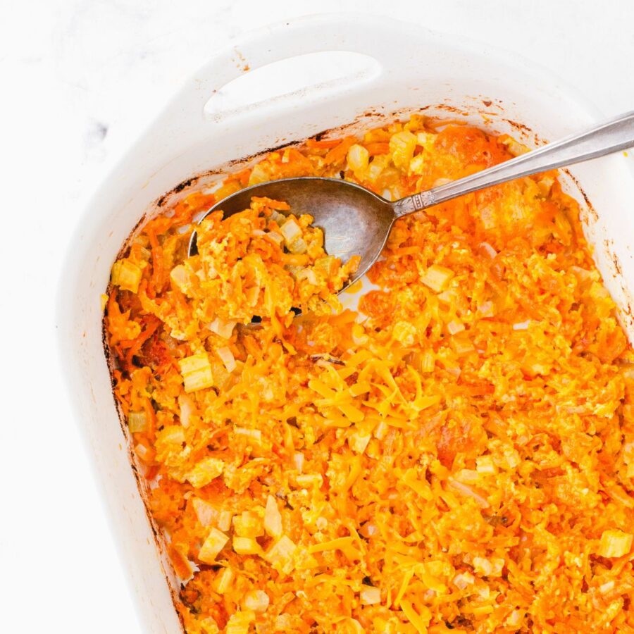 Cheesy Baked Carrot Casserole - Harbour Breeze Home