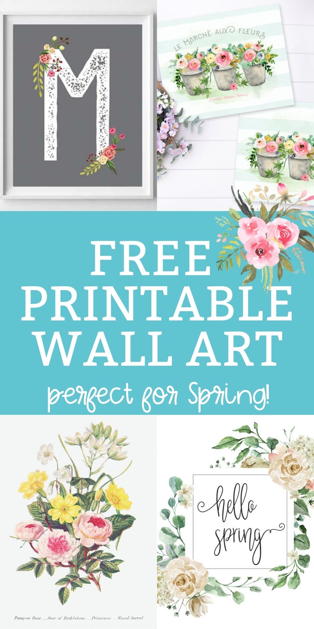 Free Modern Farmhouse Printables for Spring | Harbour Breeze Home