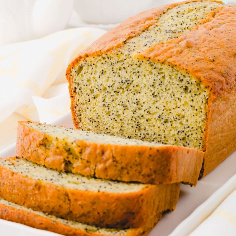 The EASIEST Poppy Seed Bread with Cake Mix - Harbour Breeze Home
