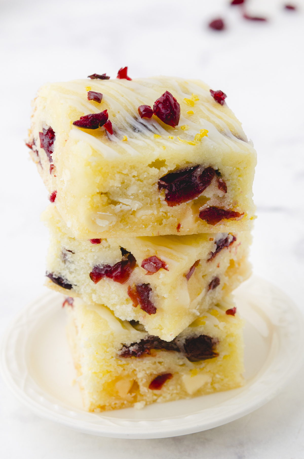 Cranberry Lemon Bars Recipe - Harbour Breeze Home