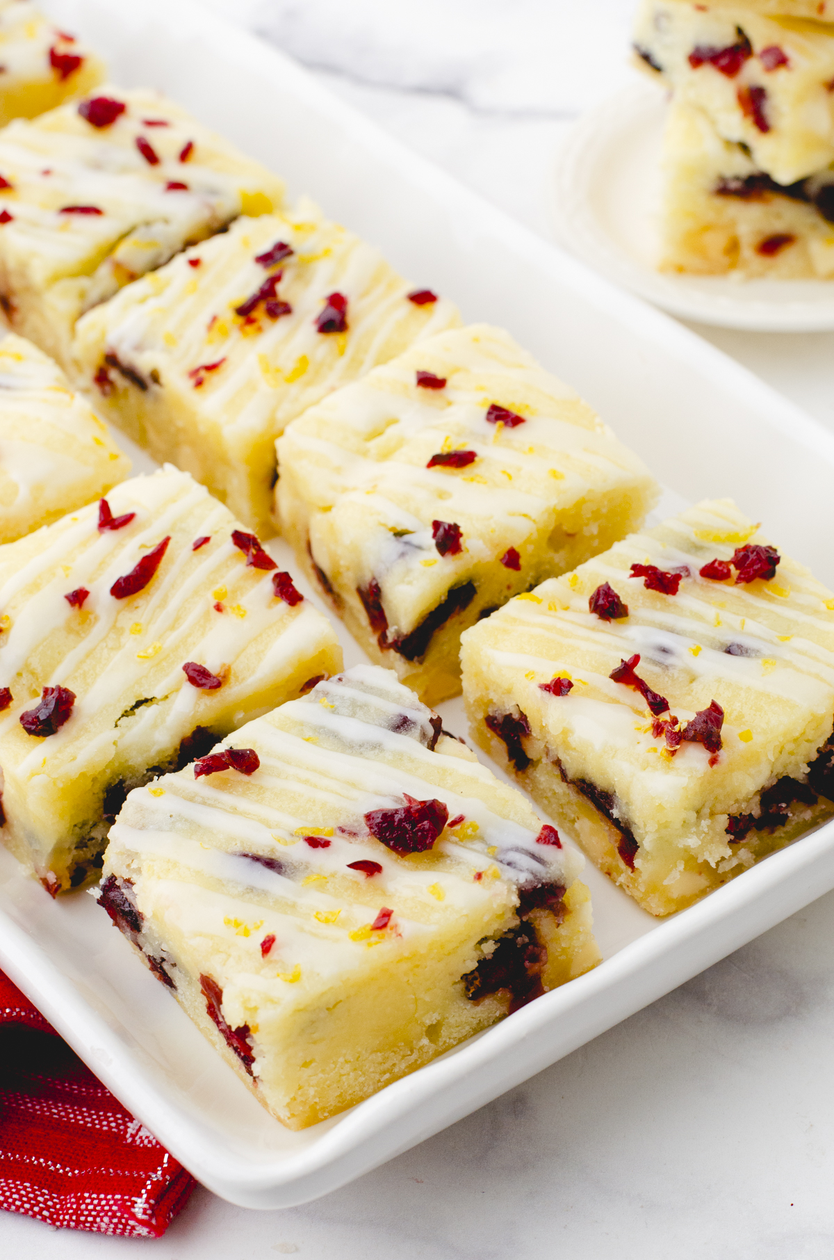 Cranberry Lemon Bars Recipe - Harbour Breeze Home