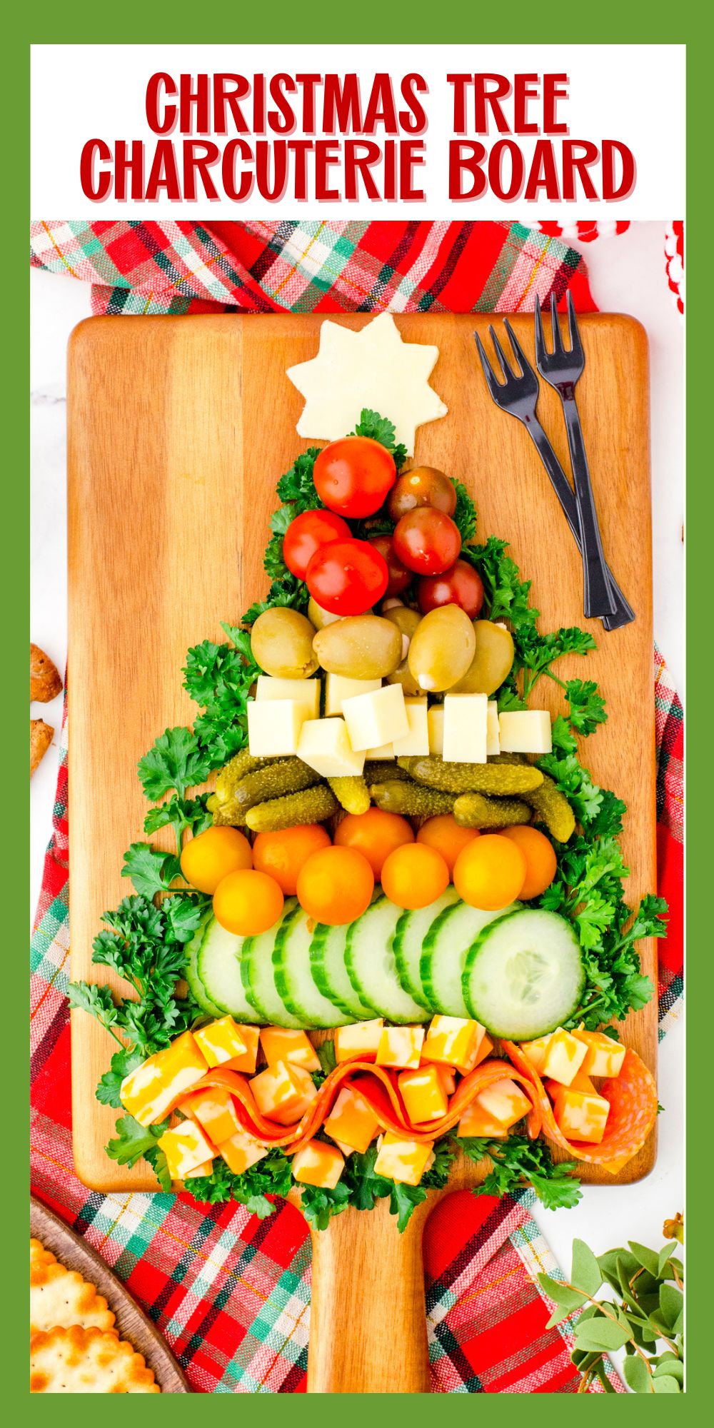 Easy Christmas Tree Charcuterie Board - Harbour Breeze Home