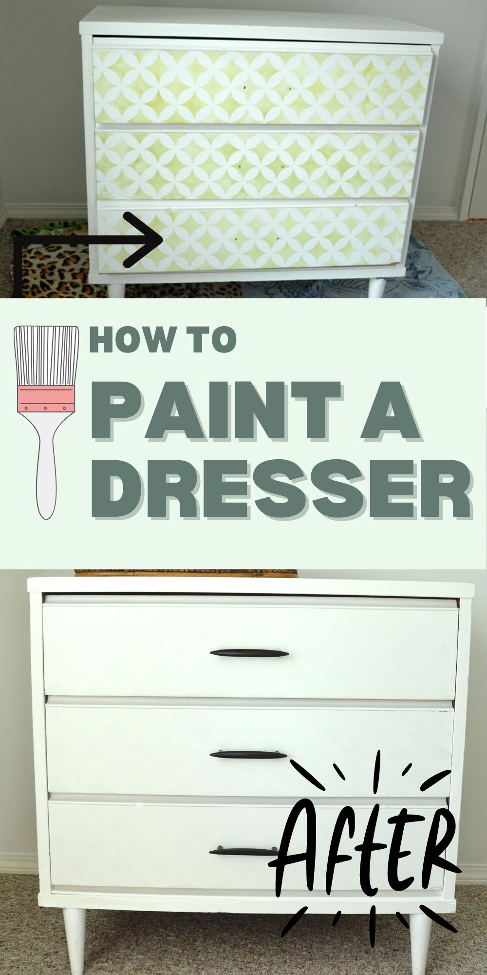 Cheater Tricks to Paint a Dresser QUICK! - Harbour Breeze Home