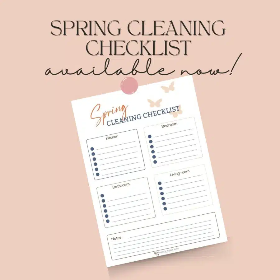 Spring Cleaning Hacks + Spring Cleaning Checklist to Save You Time and ...