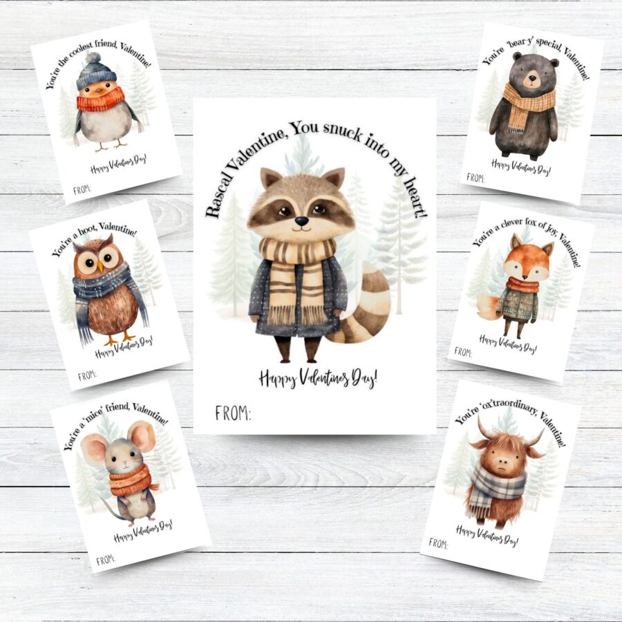 Spread Some Love with these Cute & Free Printable Valentines for Kids ...