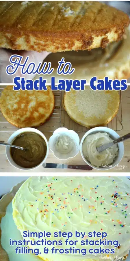 How to Stack a Cake (Like a Pro!) - Harbour Breeze Home