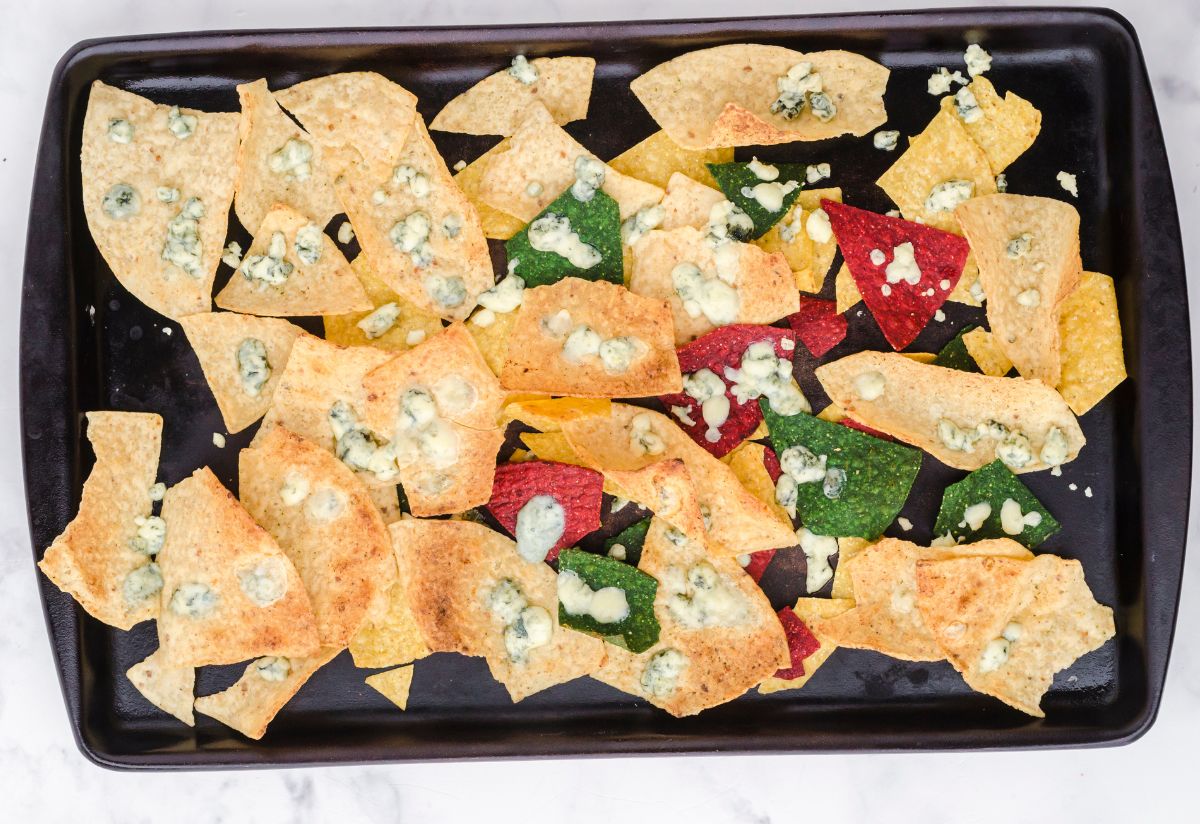 Blue Cheese Nachos- A Flavorful Side for Spicy Soups & Wings - Harbour ...
